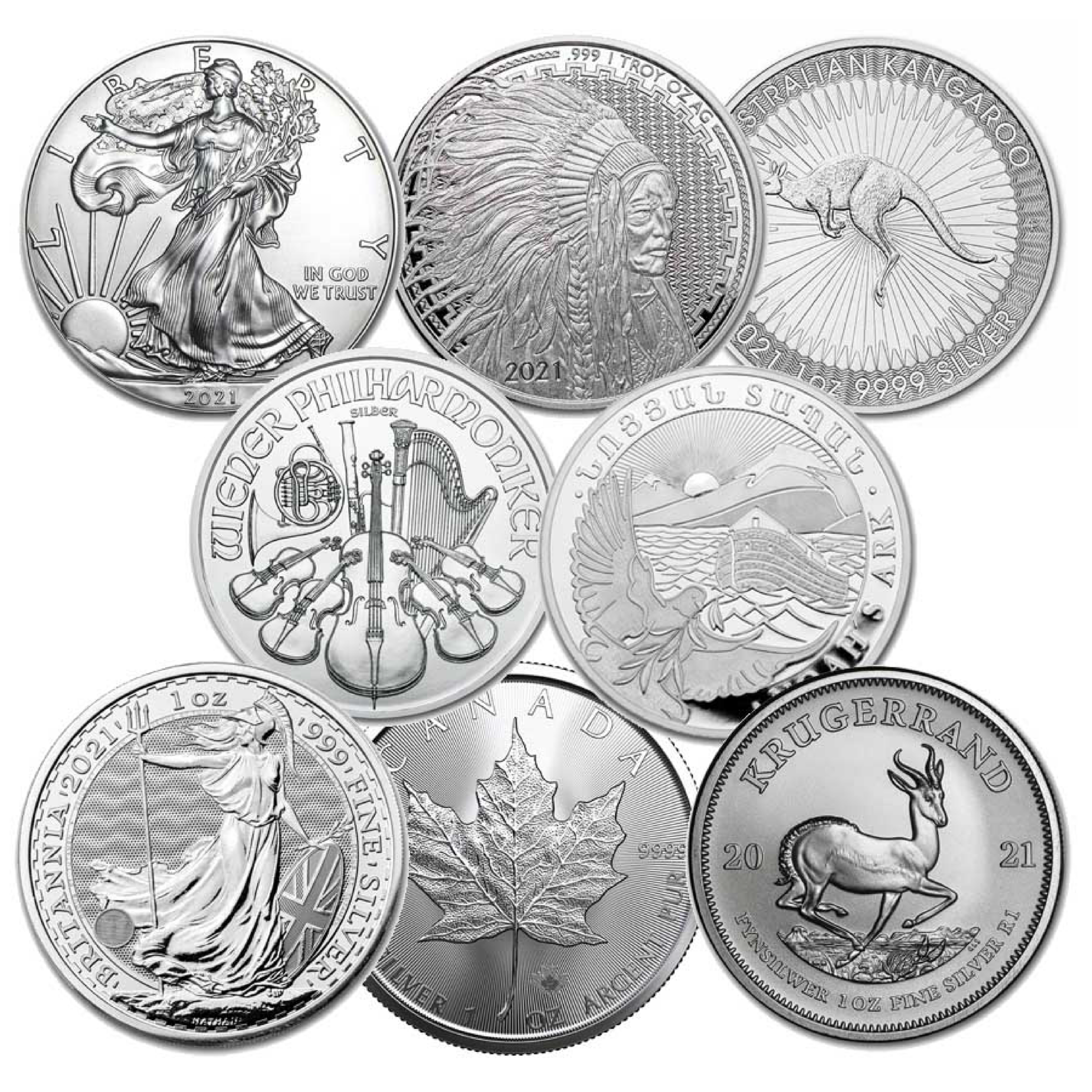 Buy Silver Bars & Coins - Royal Bull Precious Metals