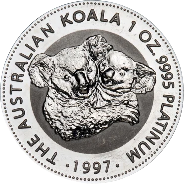 1/2 oz Platinum Koala Coin – Assorted Year - Royal Bull