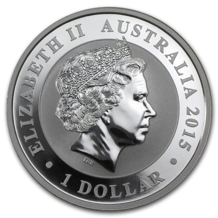 1 oz Australian Kookaburra .999 Silver Coin 2015 - Royal Bull