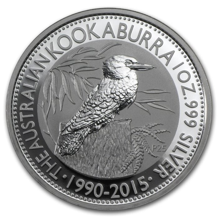1 oz Australian Kookaburra .999 Silver Coin 2015 - Royal Bull