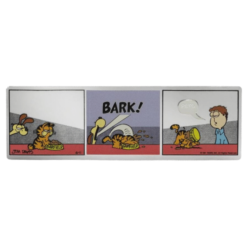 Garfield And Odie Garfield Comic 1 Oz Silver Coin $2 Niue 2025 - Royal Bull