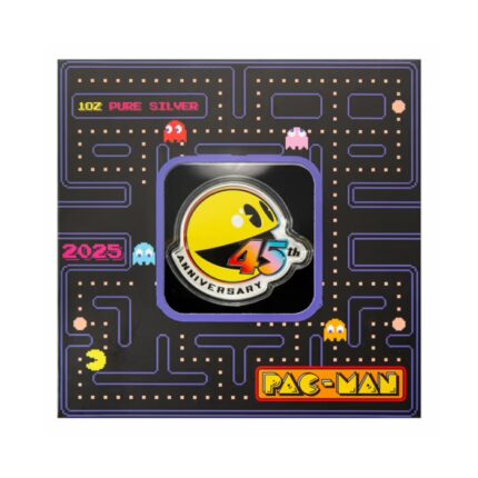 2025 1 Oz Solomon Islands Pac-Man 45th Anniversary .9999 Silver ...