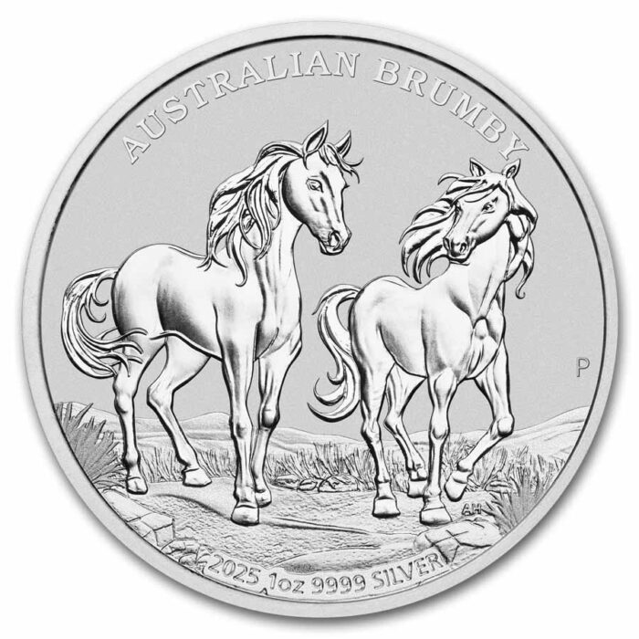 2025 1 oz Australian Brumby Silver Coin - Royal Bull